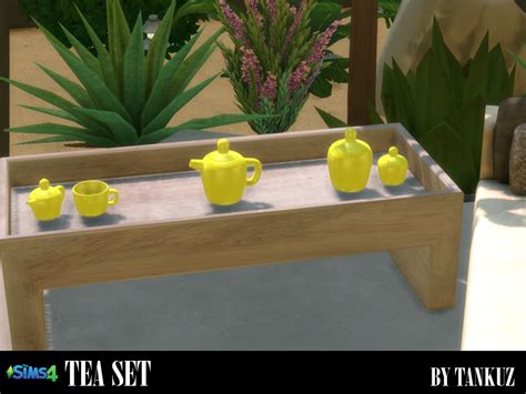 Tankuz Sims 3 Blog The Sims 4 Tea Set By Tankuz