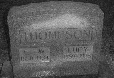 Lucy Jane Paschall Thompson 1859 1935 Find A Grave Memorial