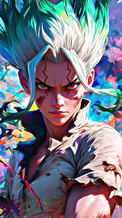Senku Ishigami Dr Stone Anime Guys Anime Drawings Anime