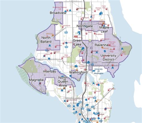 Maple Leaf Seattle Neighborhood Map