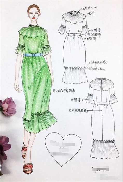 服裝設計——效果圖款式圖設計稿 每日頭條