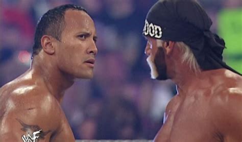 Almost 5 Star Match Reviews The Rock Vs Hollywood Hulk Hogan