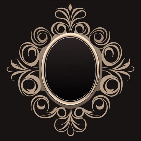 Premium Vector Realistic Black Frame