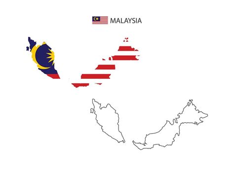 Malaysia Flag Map Vector Art Icons And Graphics For Free Download