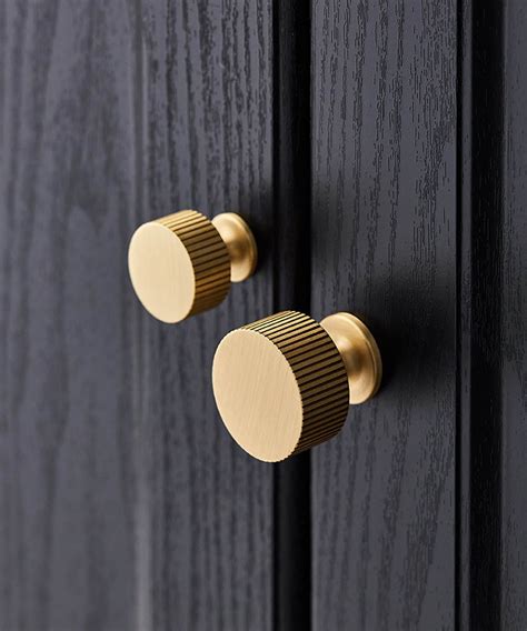 Linia Solid Brass Cabinet Knob Luxury Handles