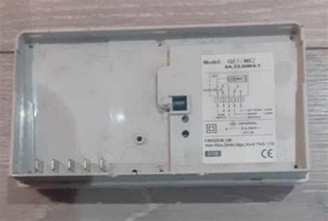 Grasslin 24 Timer Model Qe 7 Mk2 043300041 Hot Water Tank No Back