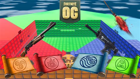 Red Vs Blue Vs Yellow Vs Green 7325 8335 6081 By X D Fortnite Creative Map Code Fortnite Gg