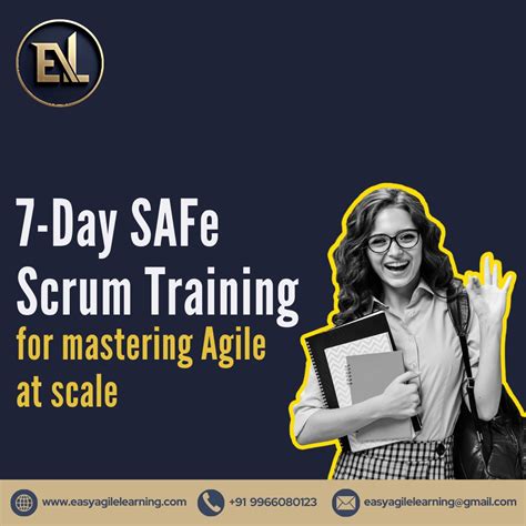 Easy Agile Learning 7 Day Safe Scrum Training For Mastering Agile At