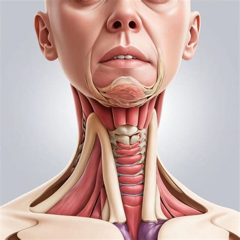 Doctor Checking Thyroid Of A Patient Premium Ai Generated Image