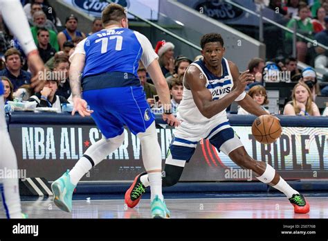 Minnesota Timberwolves Guard Anthony Edwards 5 Makes A Move On Dallas