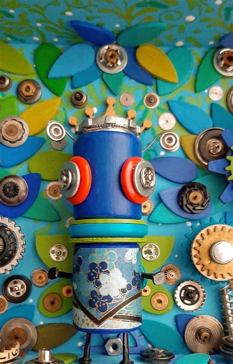 Queen Of The Garden Art Assemblage Mixed Media Found Object Art