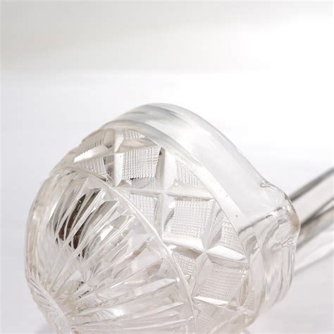 Rare Antique 19th Century Cut Glass Punch Ladle For Sale At 1stdibs