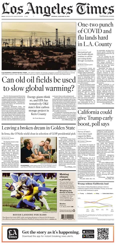 Los Angeles Times Subscriptions Pressreader
