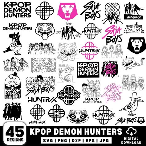 Kpop Demon Hunters Logo Etsy
