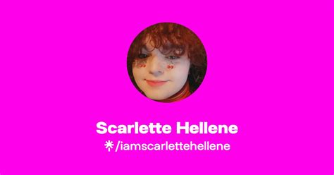 Scarlette Hellene Instagram Tiktok Linktree