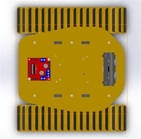 🤖 Chassis Crawler Robot For Arduino・archivo Stl Para Impresión 3d・cults