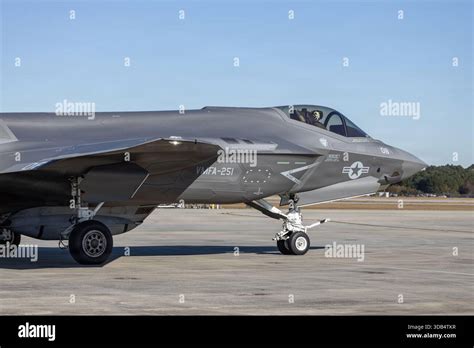 A Us Marine Corps F 35c Lightning Ii From Marine Fighter Attack
