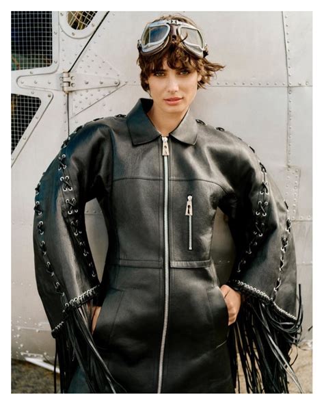 Taylor Hill At Vogue Portugal December 2025 Aviation Editorial • Celebmafia