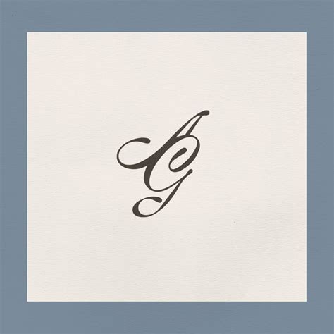 Elegant Ag Monogram Design In 2025 Monogram Graphic Design Monogram