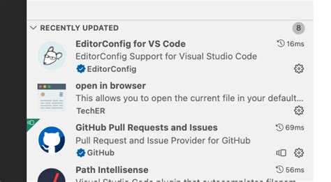 Recently Updated Shows Recently Installed Extensions · Issue 161904 · Microsoftvscode · Github