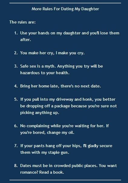 My Way To Fortune Rules To Date My Daughter From A Real Dad