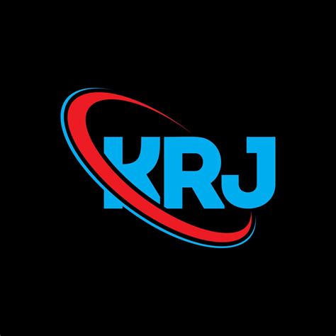 Logotipo Krj Letra Krj Diseño Del Logotipo De La Letra Krj Logotipo