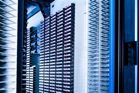 Data Cloud Hardware With Hard Drives Stock Image Image Of Cartridge