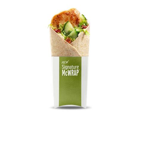 Signature Mcwrap® Mcdonalds Ca Liked On Polyvore Featuring Food