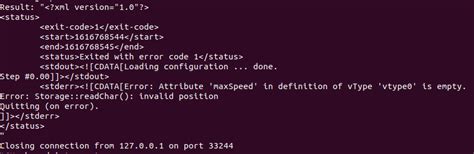 connection to traci server lost while using veins · issue 8427