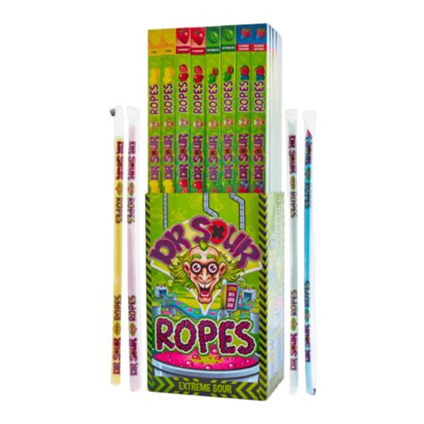 Dr Sour Ropes 40 G Surt Og Farverigt Slik