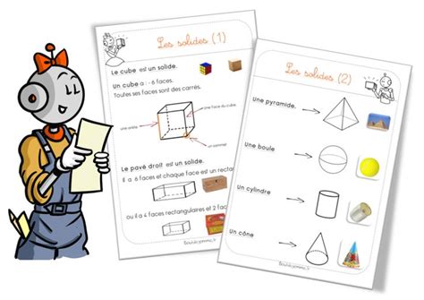 Maths Leçon Les Solides Les Solides Bout De Gomme Bout De Gomme Ce1