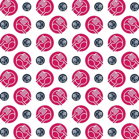Premium Vector Food Fabulous Trendy Multicolor Repeating Pattern