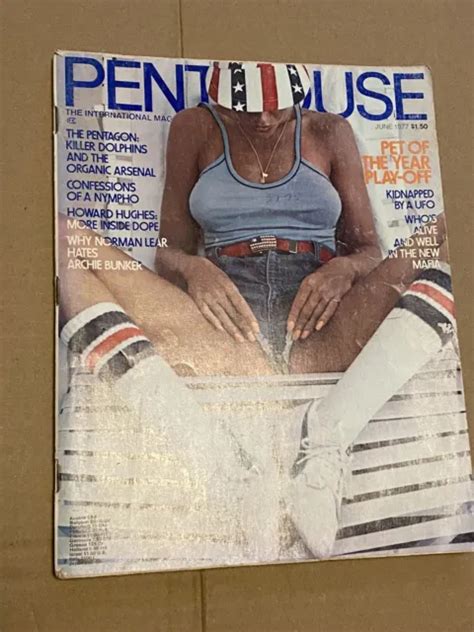 Penthouse Magazine Vintage Penthouse Usa June 1977 Unsealed 1750