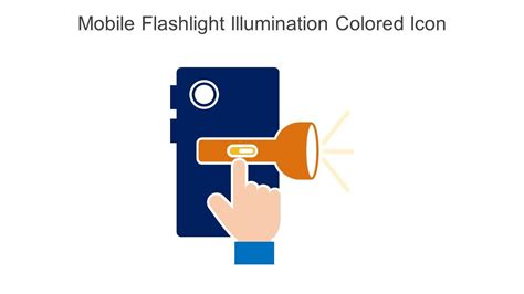 Mobile Flashlight Illumination Colored Icon In Powerpoint Pptx Png And Editable Eps Format PPT