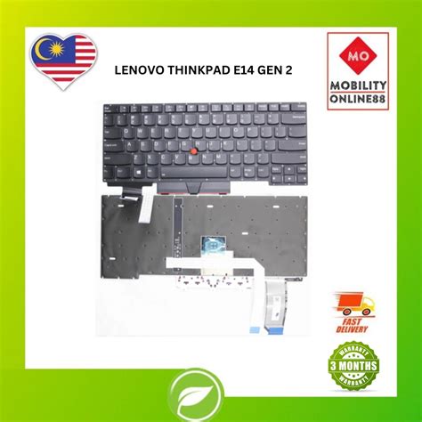 Lenovo Thinkpad E14 Gen 2 20t6 20t7cw Backlight Notebook Keyboard