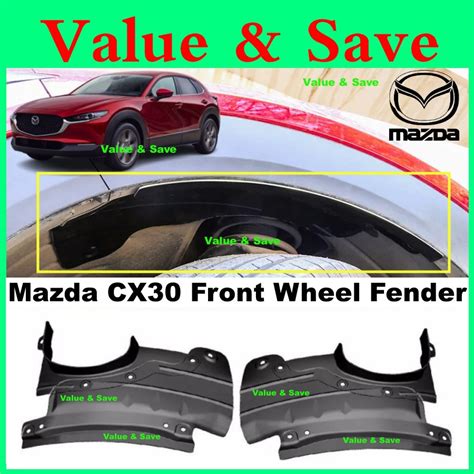 Mazda Cx30 Car Front Wheel Fender Wheel Lining Mudguard Cover 4pcset
