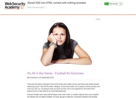Stored Xss Into Html Context With Nothing Encoded