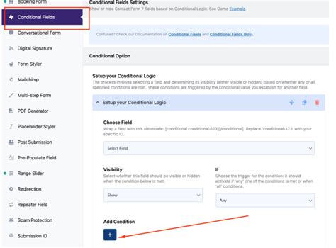 how to set up contact form 7 conditional fields with free plugin themefic