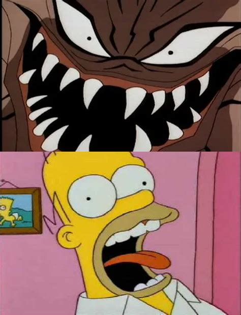 Homer Simpson Scared Of Scarecrow By Leahk90 On Deviantart