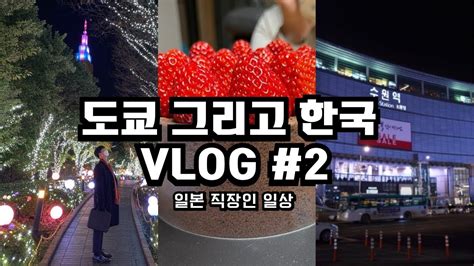 일본 한국 브이로그 일본 직장인 일상 한국여행 2탄 한국에서 재택근무하는일상 먹방유튜버를 꿈꾸는 일상 가족끼리 지내는여행 노래빠 이모랑 만담 한국여행