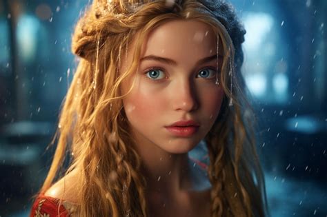 Premium Photo Encased In A Snow Storm Frozen Beauty