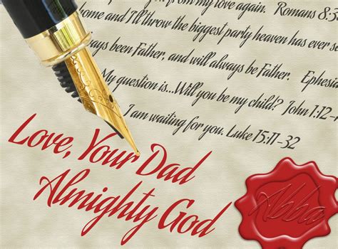 Fathers Love Letter Inspire Community