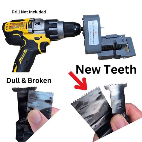 Oscillating Multi Tool And Saw Blade Sharpener Drill Version Etsy