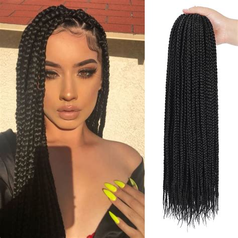 Buy Crochet Box Braids Hair Pre Looped Goddess Box Braids Crochet
