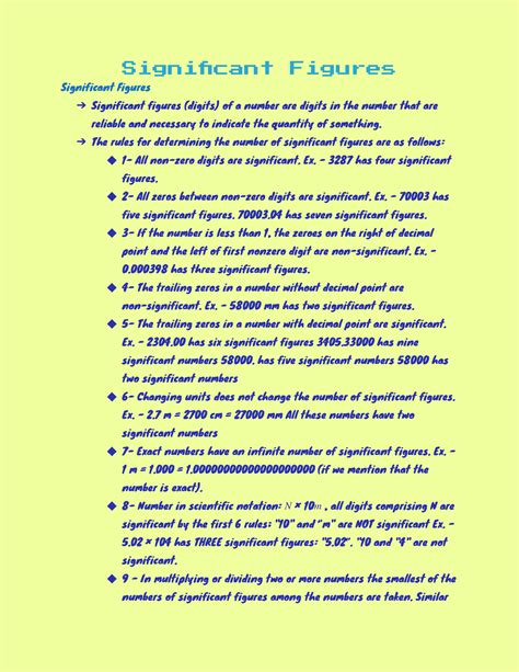 Significant Figures Intro To Physics Significant Figures Significant Figures Significant