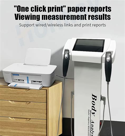Factory Supply Body Scan Analyzer Body Fat Analyzer Scale Printer 3d