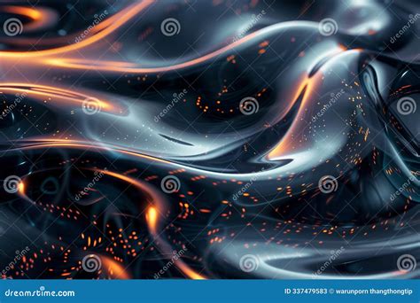 Abstract Digital Wave Digital Data Visualizations Artificial Intelligence Futuristic Technology