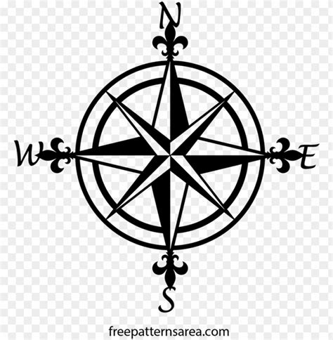 Free Download Hd Png Autical Compass Rose Large Compass Rose Png