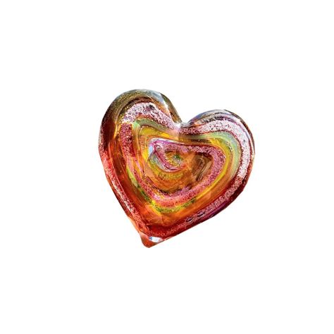 Glass Memorial Heart Pet Passages Commerce