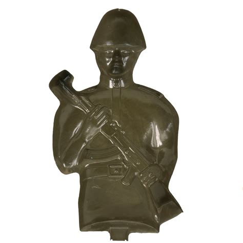 Original Cold War Era East German Plastic “ivan” Style 3d Rifle Target